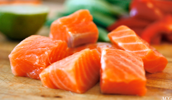 En glad laks med teriyakisaus - ENEstående Mat